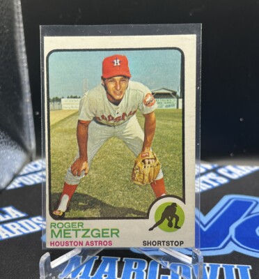 1973 Topps Baseball Roger Metzger Card #395 Houston Astros NM | eBay