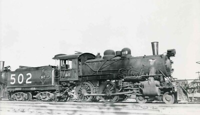 0AA100B RP 1954 BRIGGS & TURVIAS RAILROAD 440 LOCO #502 ex C&IM 502 ...