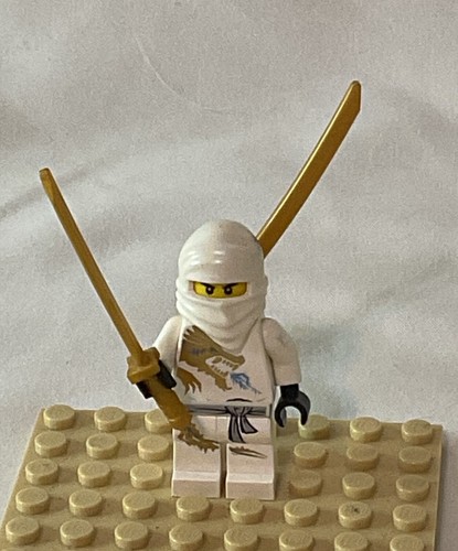 Lego Ninjago Zane Minifigure The Golden Weapon Dragon Suit Authentic | eBay