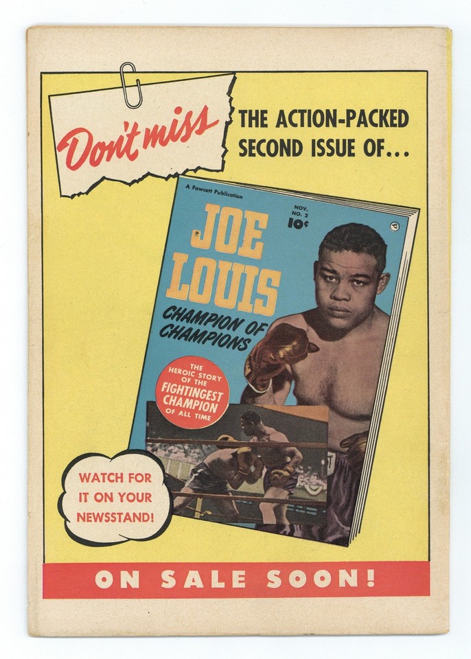 Joe Louis #1 VG+ 4.5 1950 | eBay