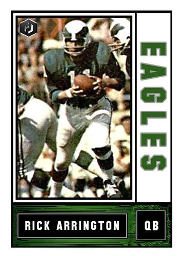 ACEO RICK ARRINGTON PHILADELPHIA EAGLES CUSTOM HAND MADE ART CARD 1 | eBay
