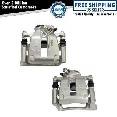 New Rear Disc Brake Caliper with Bracket & Hardware Pair for Audi VW | eBay