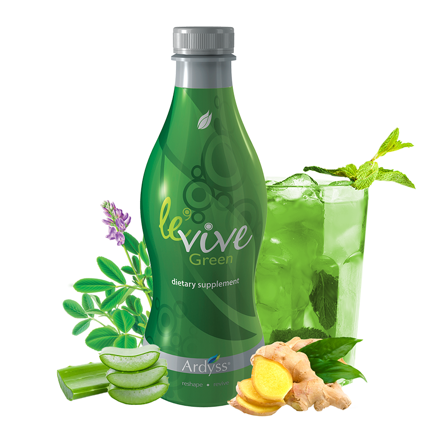 2 ARDYSS LE VIVE GREEN / 2 LEVIVE RED DIETARY SUPPLEMENT JUICE 750ML 4 ...