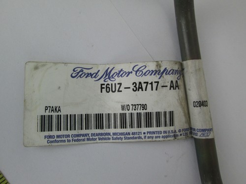 New NOS Genuine Ford Power Steering Pressure Hose F6UZ-3A717-AA ...