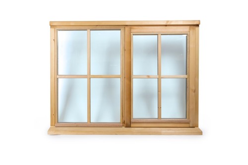Double Glazed Windows Softwood Cottage Bar 1195mm x 745mm 1 Side Opener ...