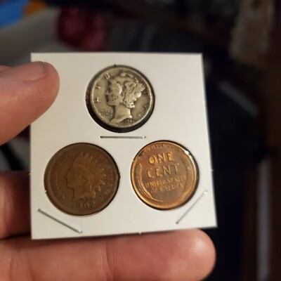 Mercury Dime ,Indian Head &BU Wheat Penny | eBay