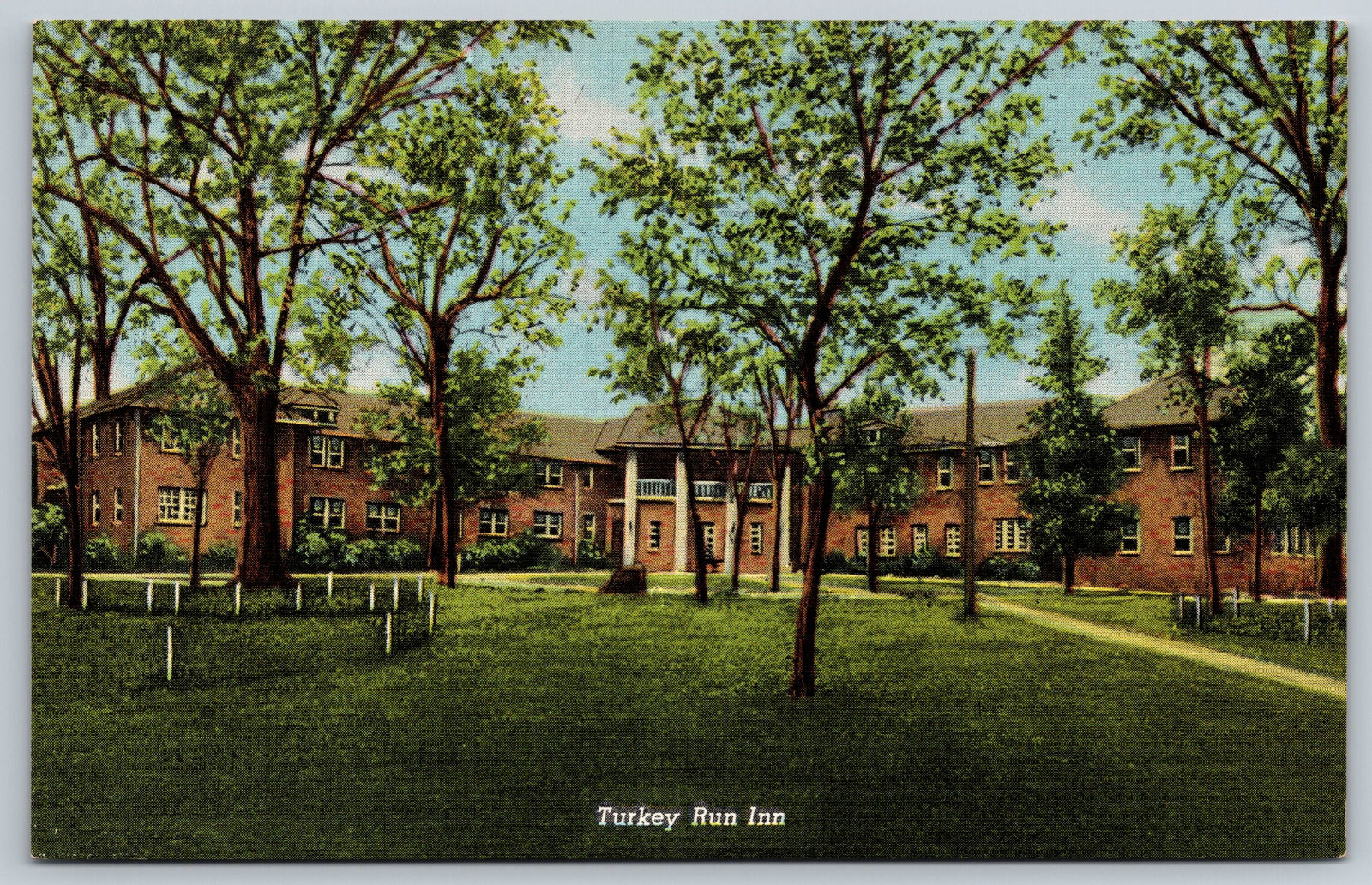 Postcard Turkey Run Inn Turkey Run State Park Marshall, IN B19 | eBay
