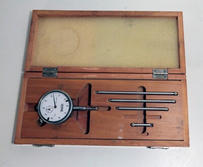 BAKER DIAL DEPTH GAUGE GAGE TYPE J158 Dial frozen PARTS ONLY not ...