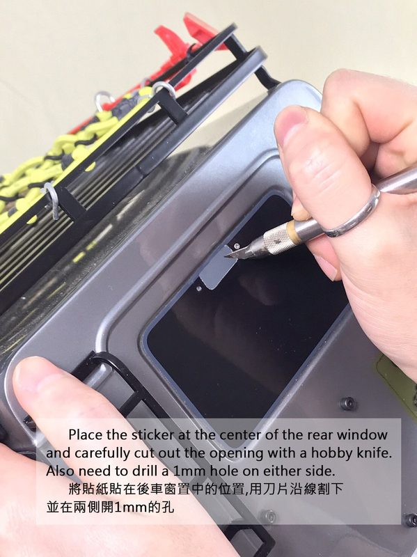 The 3rd Brake Light ( Rear Window Mount ) Add on for Eazy On Lighting ...