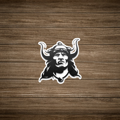 Viking Warrior Head Sticker - Norse Mythology Vinyl Decal for Car ...