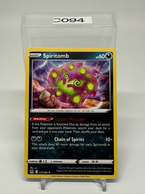 Spiritomb 117/196 -- Pokemon TCG Lost Origin Rare Card | eBay