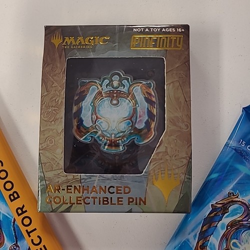 2x MTG Collector Booster Pack Aetherdrift & Collectible Pinfinity Pin ...