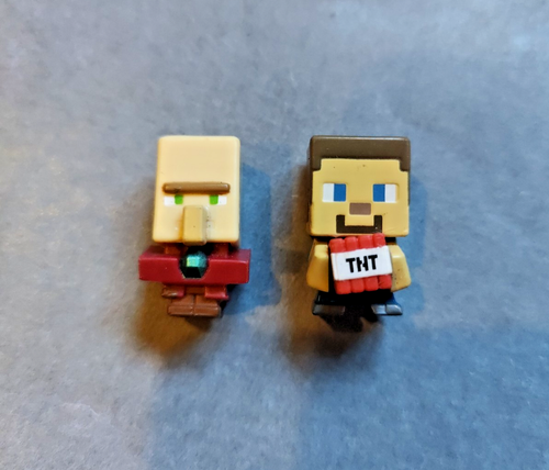 Minecraft Obsidian Series 4 Priest & Stone Series Steve TNT 1" Mini ...
