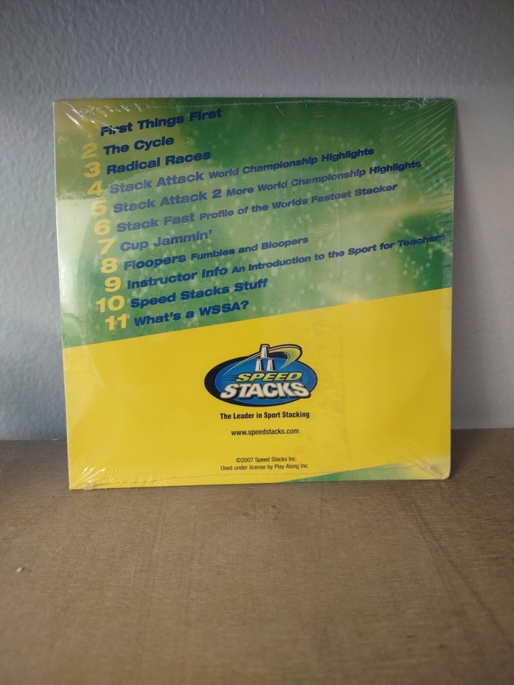Speed Stacks Cup Stacking Stacker Training DVD NEW SEALED 2007 | eBay