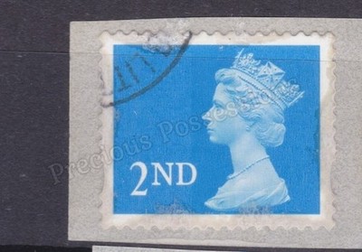 GB SG 1976 USED STAMP 2nd Class Blue Machin EX ROLL Stamp 1997 VIOLET ...