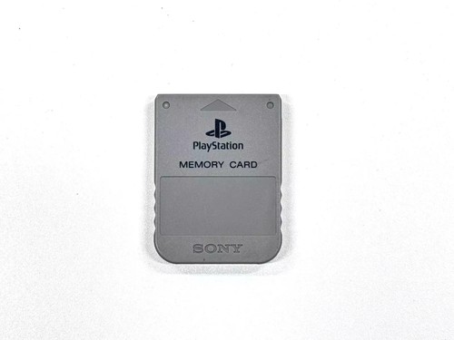 Playstation 1 PS1 Official OEM 15 Block Memory Card SCPH-1020 TESTED US ...