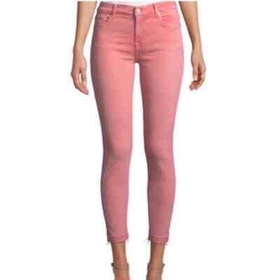 Seven7 Mid Rise Ankle Skinny Jean Dusty Pink Size 6 | eBay