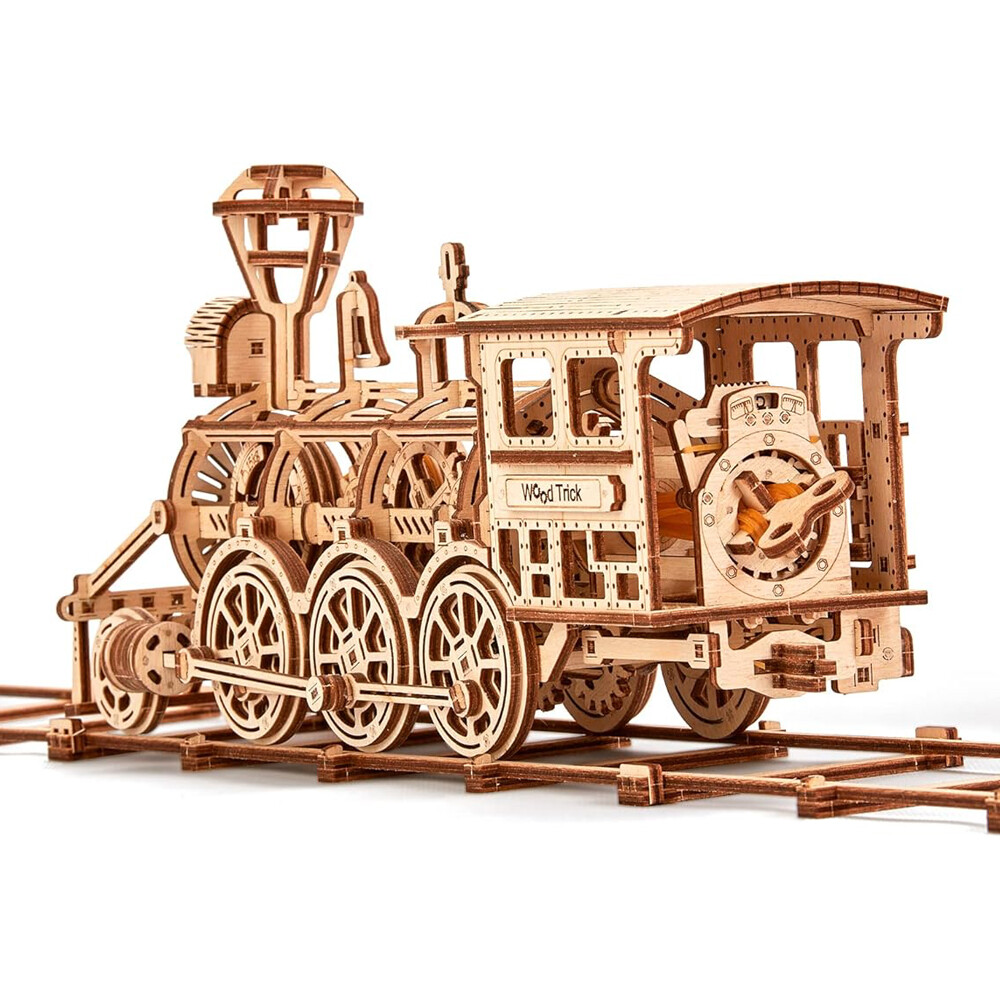 Wood Trick Locomotive R17 Wooden Model Kit WDTK022 | eBay UK