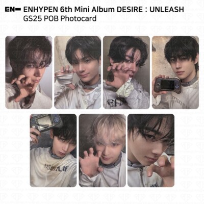 ENHYPEN 6th Mini Album Desire : Unleash GS25 POB Photocard KPOP K-POP | eBay