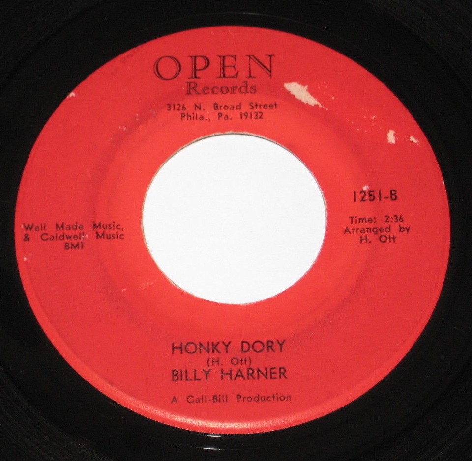 Billy Harner 7" 45 HEAR NORTHERN SOUL Irresistable You OPEN #1251 Honky ...