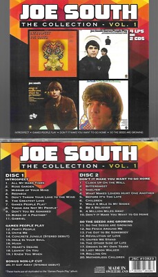 JOE SOUTH-Collection, Vol. 1-4 Lps on 2 CDs | eBay