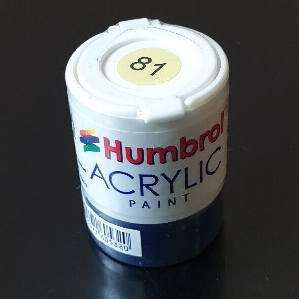 Humbrol Acrylic Model Paint 12ml Gloss Metallic Satin Matt All Colours ...