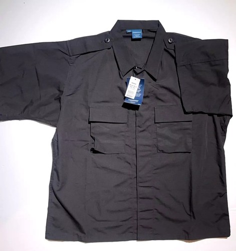Propper Men's F5456 BDU Coat 2 Pocket SS Shirt Black Size L/R | eBay