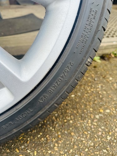 SKODA OCTAVIA VRS 18" ALLOY WHEELS 225/40R18 | eBay