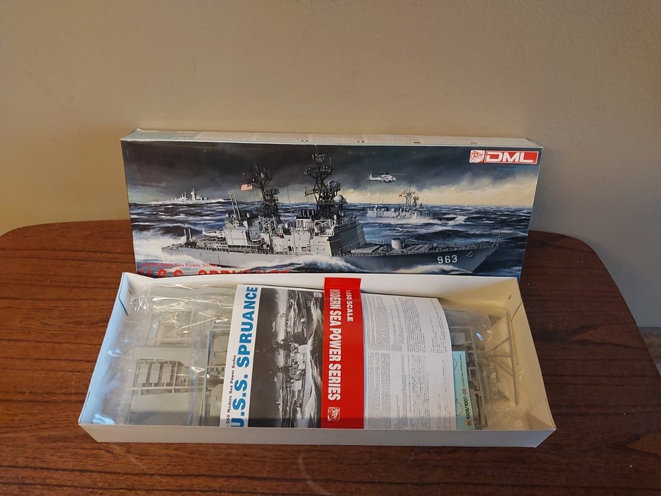 1/350 DRAGON DML USS SPRUANCE VLS DESTROYER #1006 NEW SHIP MODEL KIT | eBay