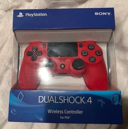 DualShock 4 Wireless Controller PS4 PlayStation 4 Authentic BRAND NEW Magma Red | eBay