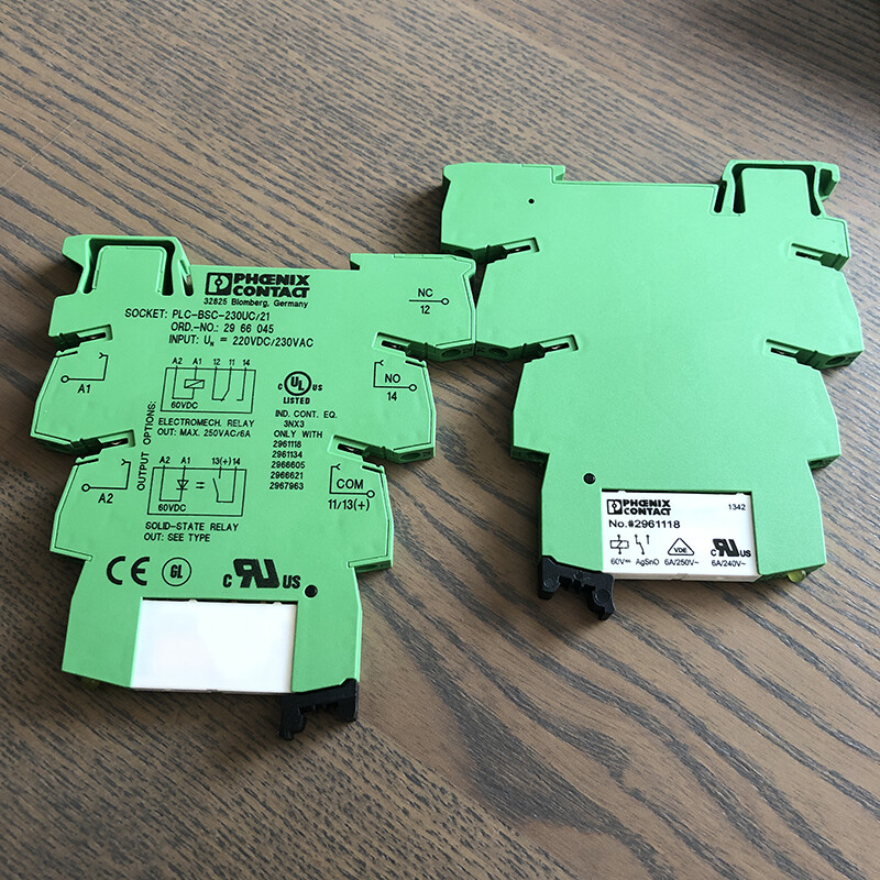 Phoenix Contact No.#2961118 with PLC-BSC-230UC/21 No.2967183 Relay ...