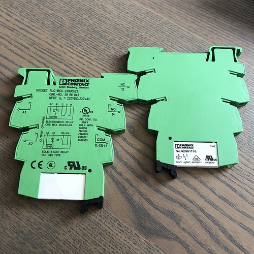 Phoenix Contact No.#2961118 with PLC-BSC-230UC/21 Relay Socket | eBay