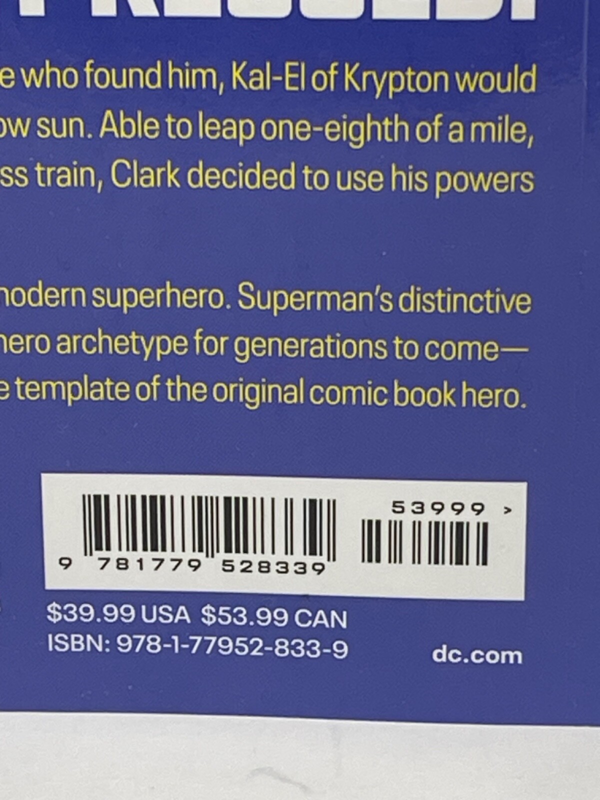 Superman The First Superhero DC Finest Collection DC Comics TPB ...