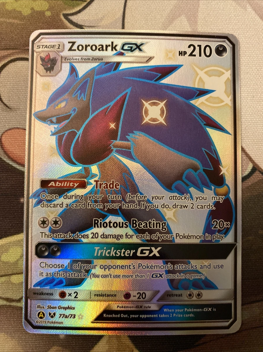 Pokemon Shiny Zoroark Card
