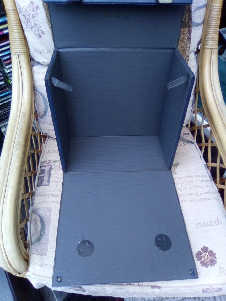 Vintage Record Case Storage Box Carry Handle 12 Inch Vinyl LP Album ...