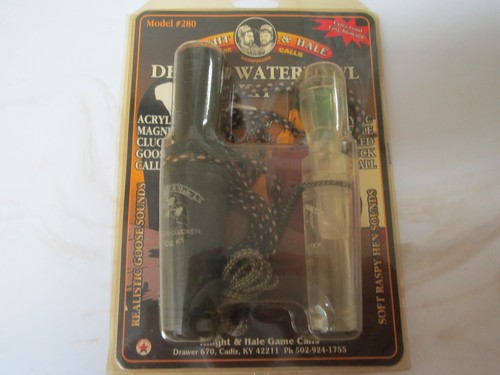 Vintage Knight &Hale Model 280 Deluxe waterfowl kit acrylic Mag clucker ...