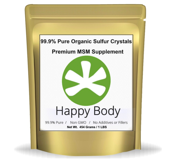 Happy Body Organic Sulfur Crystals Premium MSM Supplement for sale ...