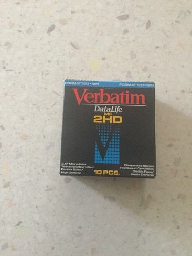 Floppy Disk Verbatim 2HD Cofanetto 10 Pezzi | eBay