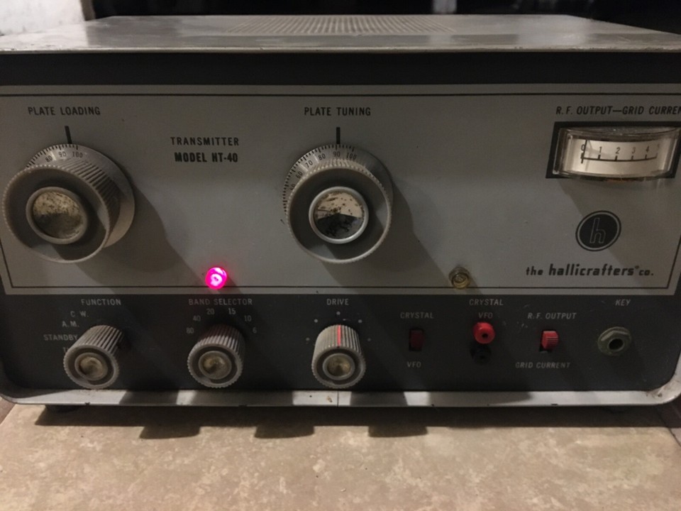 Hallicrafters HT-40 Tube Ham Radio Transmitter Tested Used | eBay