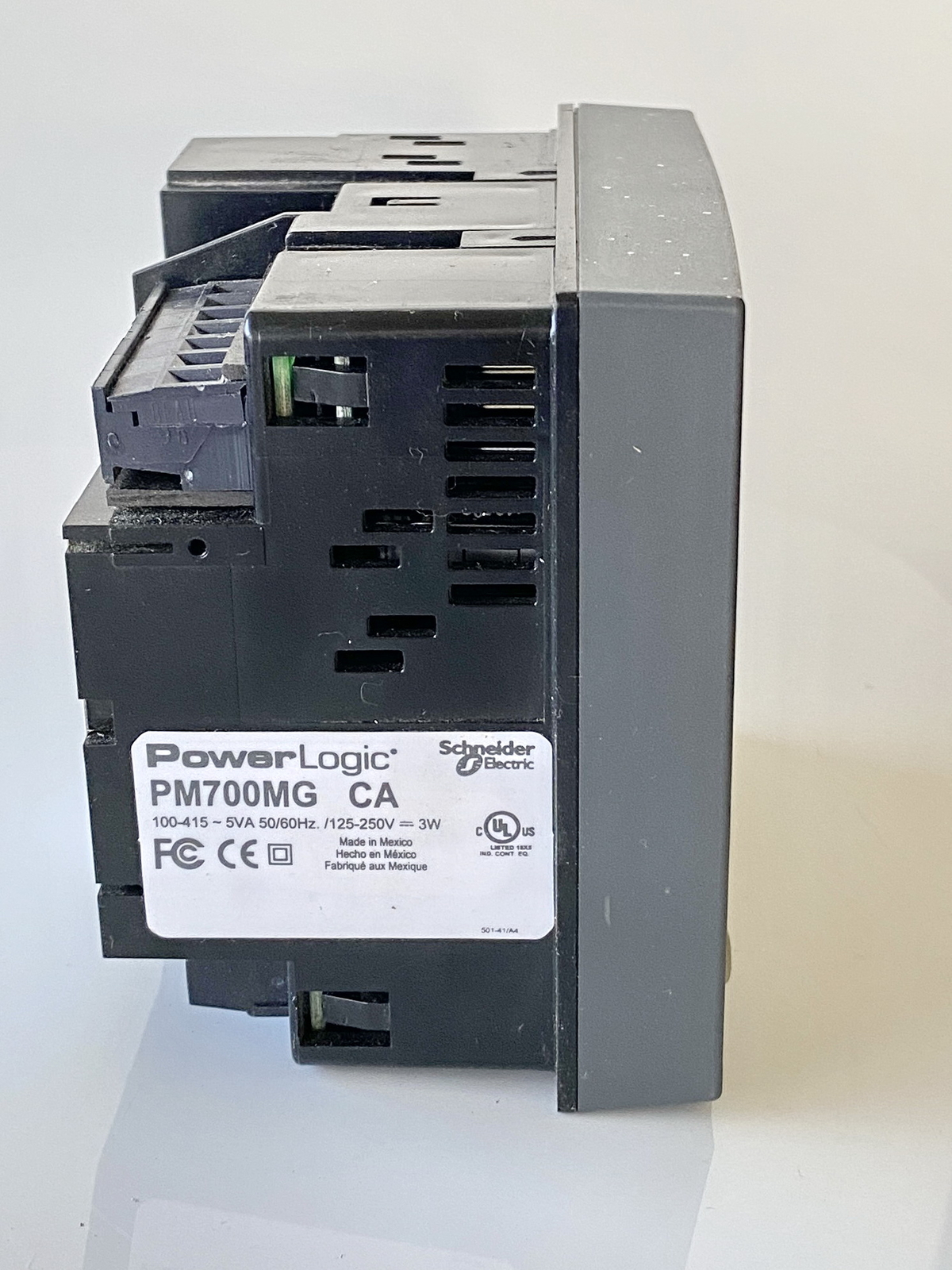 Square-D Schneider Merlin Gerin PM700MG Powerlogic 3ph Power Meter *NEW ...