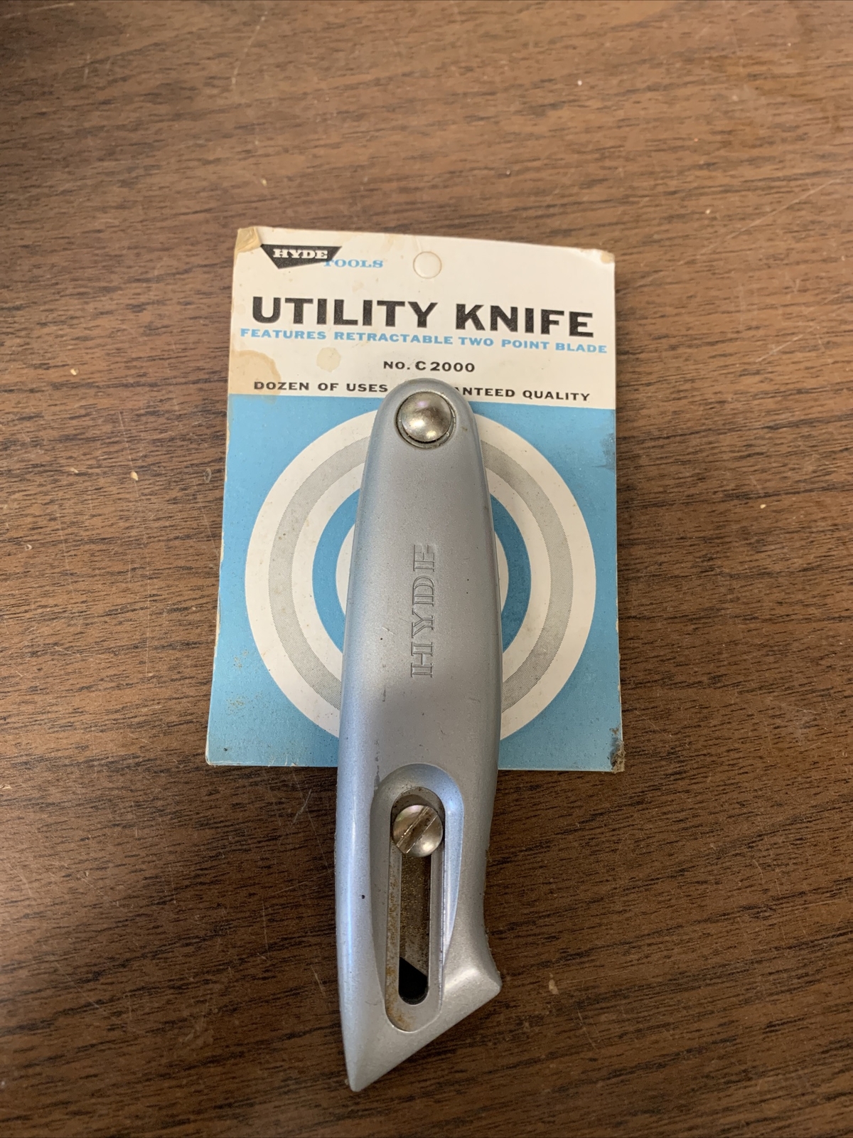 Hyde Tools C2000 Utility Knife Razor Blade Retractable Heavy Duty NOS ...