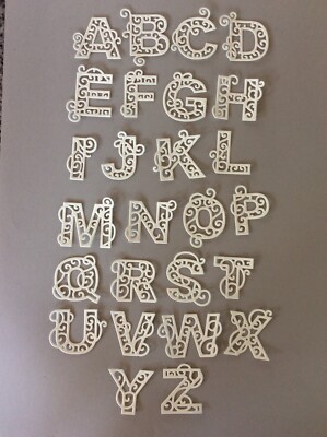 die cut alphabet | eBay