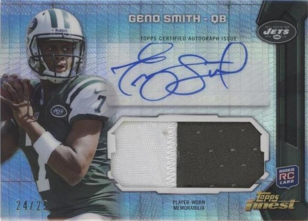2013 Topps Finest - Autographed Jumbo Relic Prism Refractor Patch #AJR ...