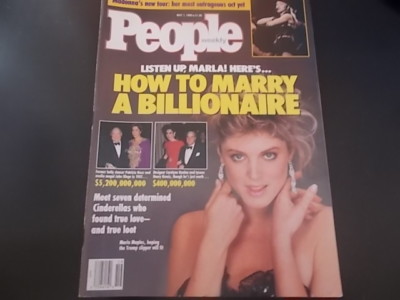 Marla Maples, Madonna - People Magazine 1990 | eBay