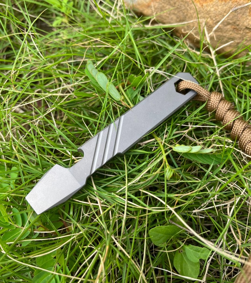 New Titanium Alloy Multi Tools Pry Bar Crowbar Bottle Opener Wrench ...