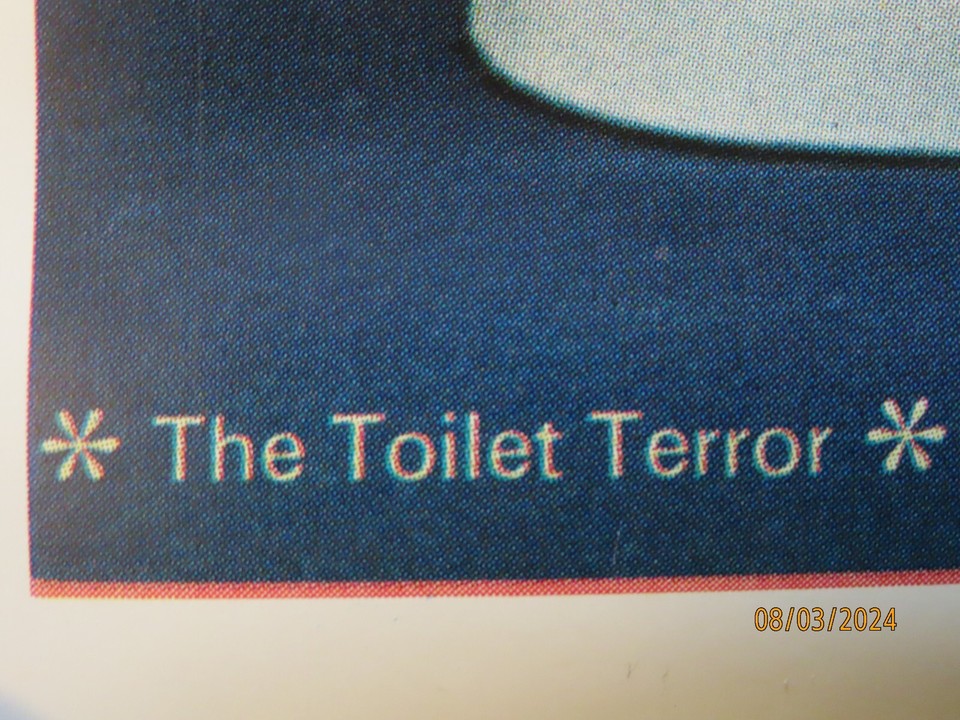 Vintage 1976 The Toilet Terror 23x35 full size poster woman nude new ...
