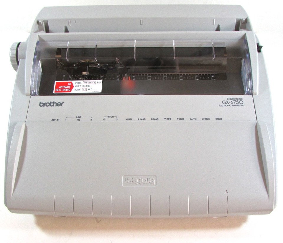 Brother GX-6750 Daisy Wheel Electric Typewriter | eBay