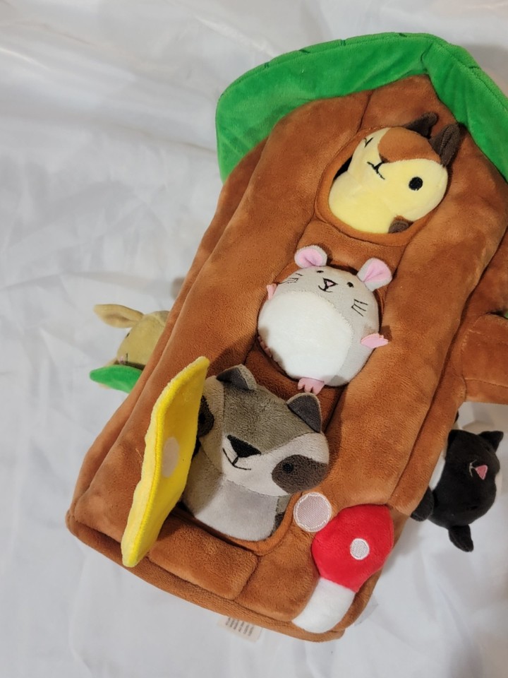 LAKESHORE LEARNING Forest Friends Treehouse Plush Toys 5 Animals Learn Play Tree | eBay