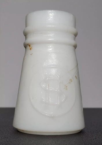 ANTIQUE Milk Glass Bottle 1870-1890 – EXTRA THICK Glass | eBay