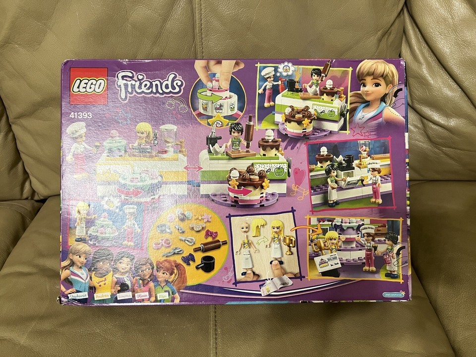 LEGO Friends 41393 Baking Competition Bakery/Kitchen Cakes New Retired ...